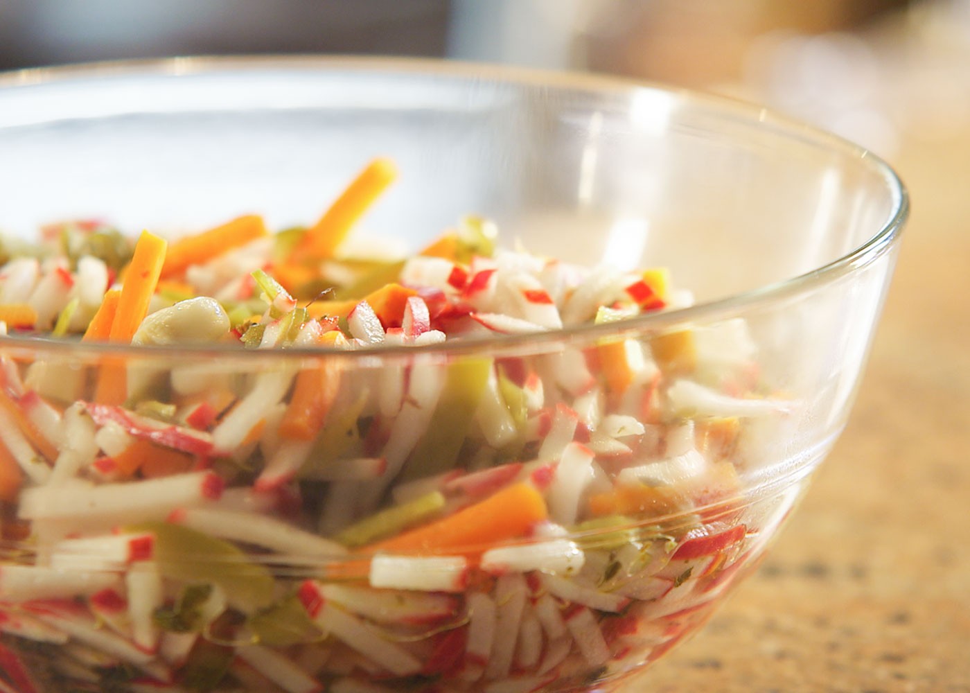 Pickled Radish Matchstixx, Radish Salad Recipe from Miedema Produce